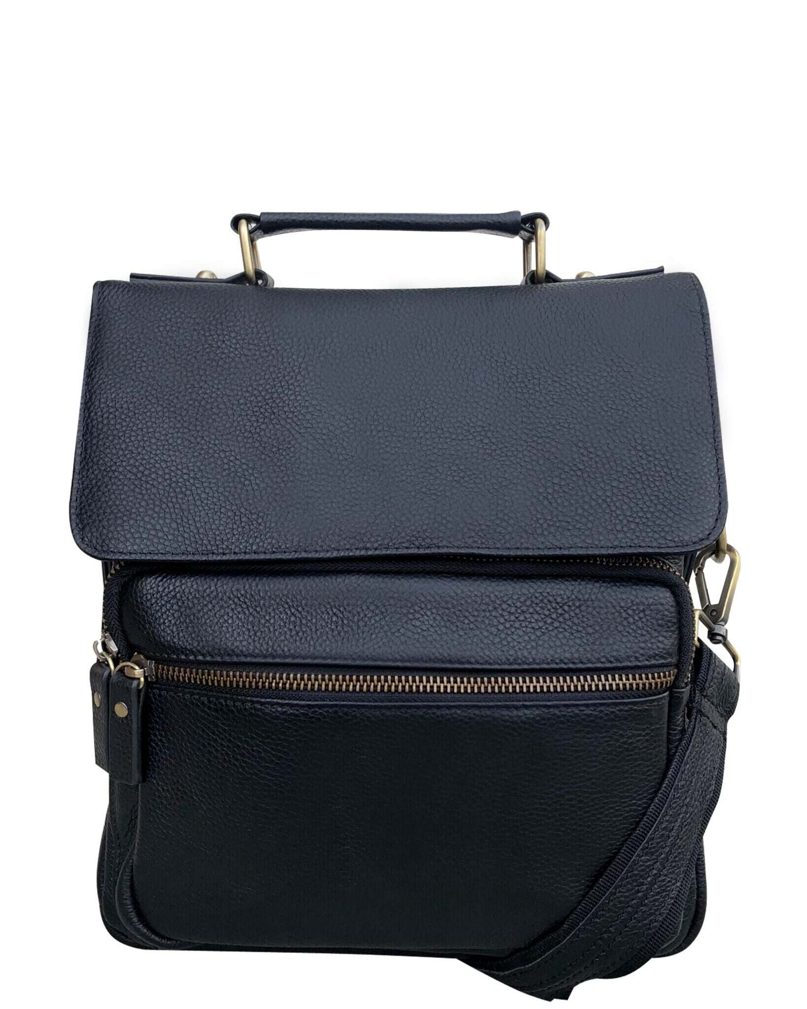 Classic Leather Concealed Carry Satchel for Everyday Use